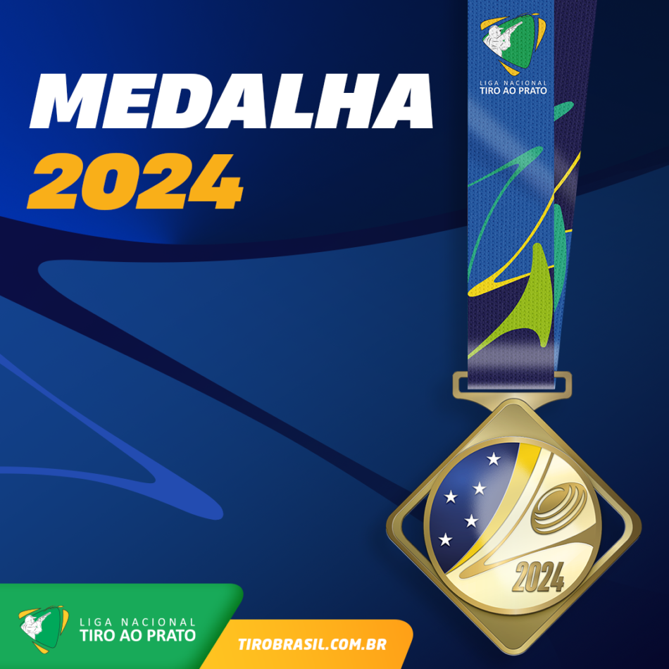 TEMPORADA 2024 – Conheça a medalha para a temporada do tiro no Brasil ...
